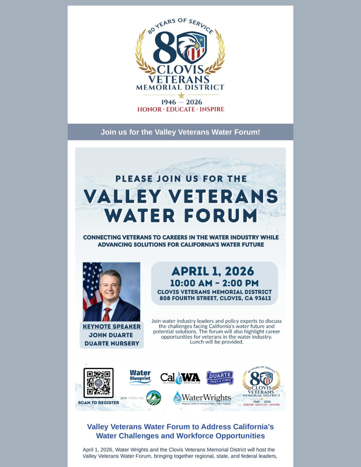 Friant Water Authority March 26, 2026 - Water Wrights